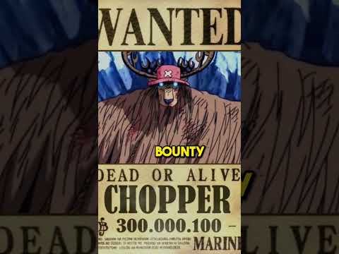 Why does chopper have a low bounty? Explained #chopper