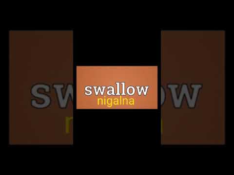 Swallow meaning in hindi and also it's pronunciation. Check description box below.