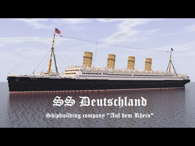 Ocean liner SS Deutschland Minecraft Map