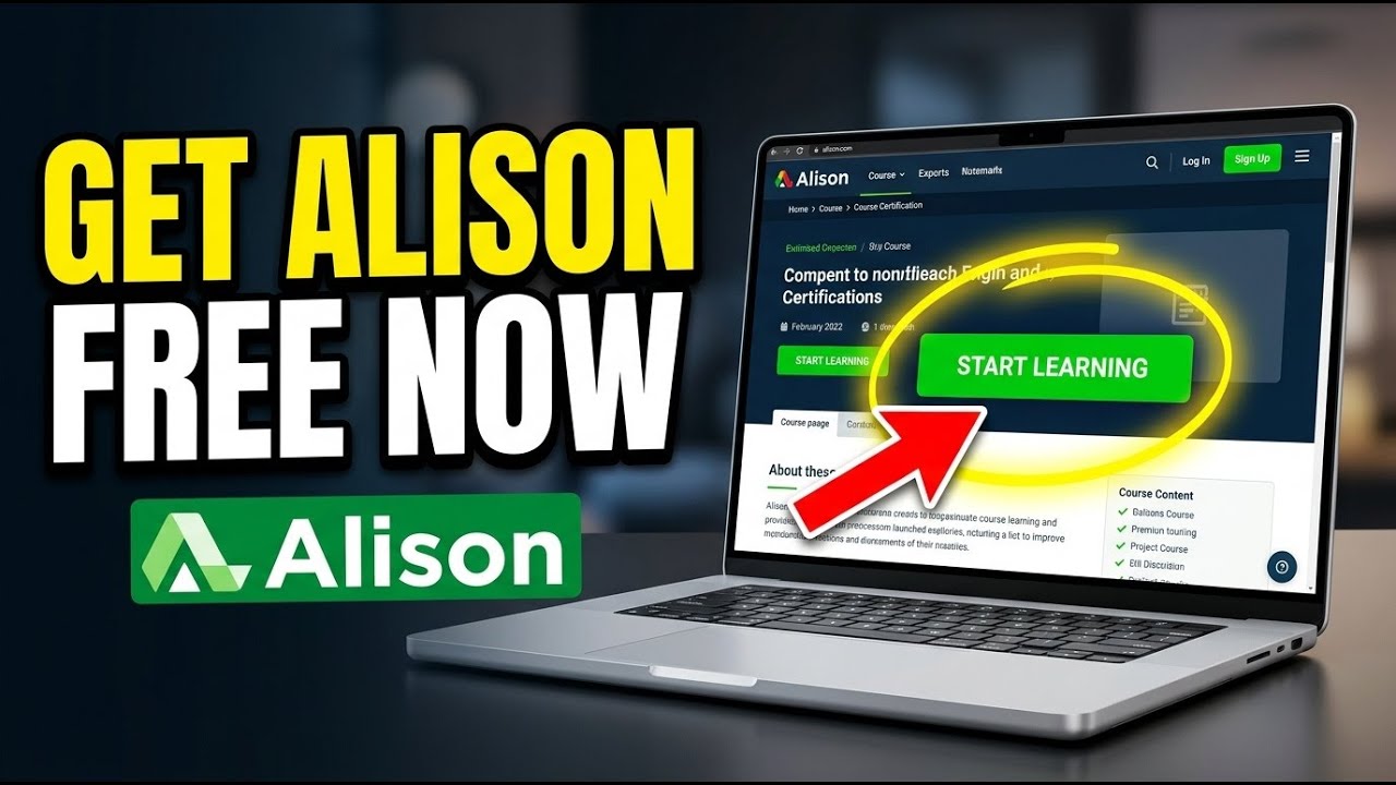 How to use Alison for Free Online Courses - Quick Tutorial