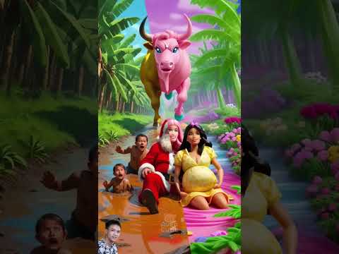 ❤️Evolution of Baby: Baby and Santa Claus Attacked by the Yellow Bull AvenCutie ✅#cute #love #shorts