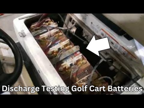How to test old golf cart batteries