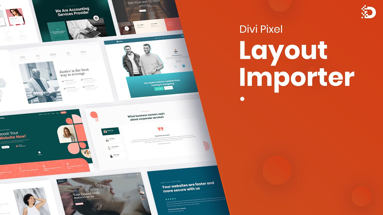 Divi Pixel Layout Importer