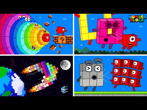 Numberblocks Adventures Series in Super Mario Bros | All Episodes | Game Animation