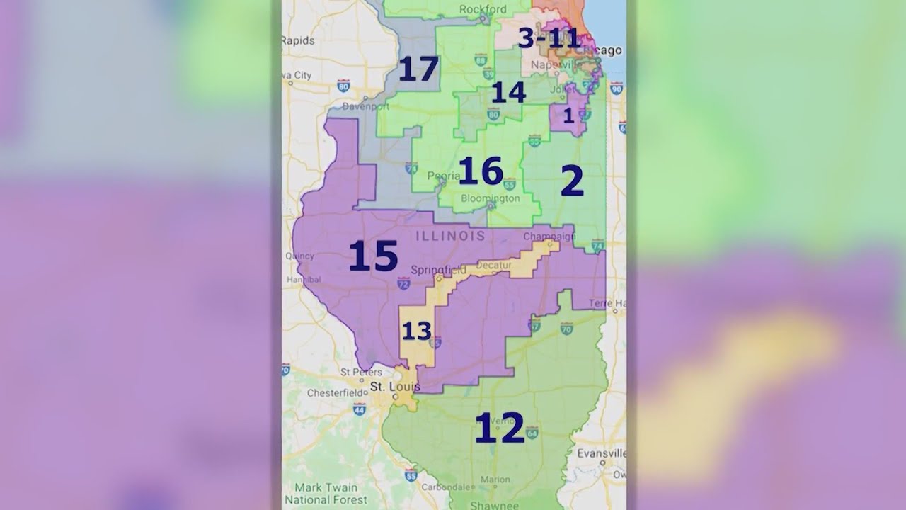 Illinois Democrats unveil updated congressional maps