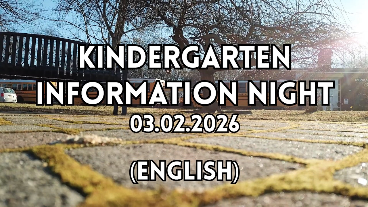 Kindergarten Information Night (ENGLISH) 03.02.2026