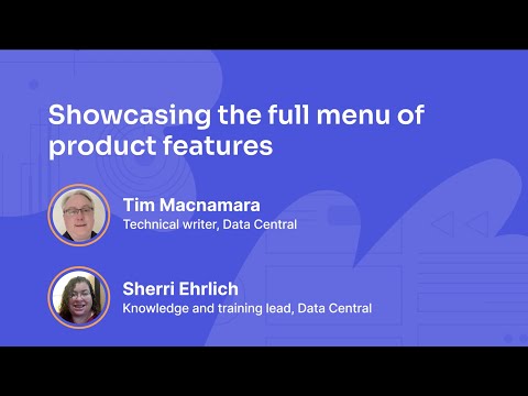 Showcasing the full menu of product features | PAR (Data Central) | How I Pendo