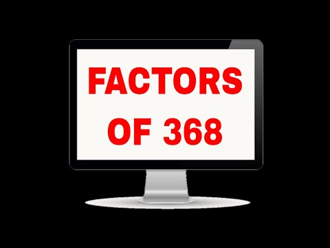 Factors of 368