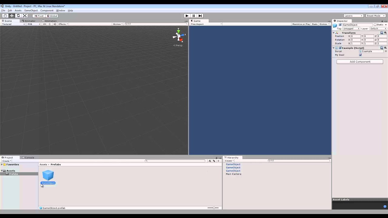 Unity Basics 03 - Prefabs