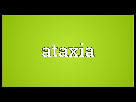Ataxia Meaning