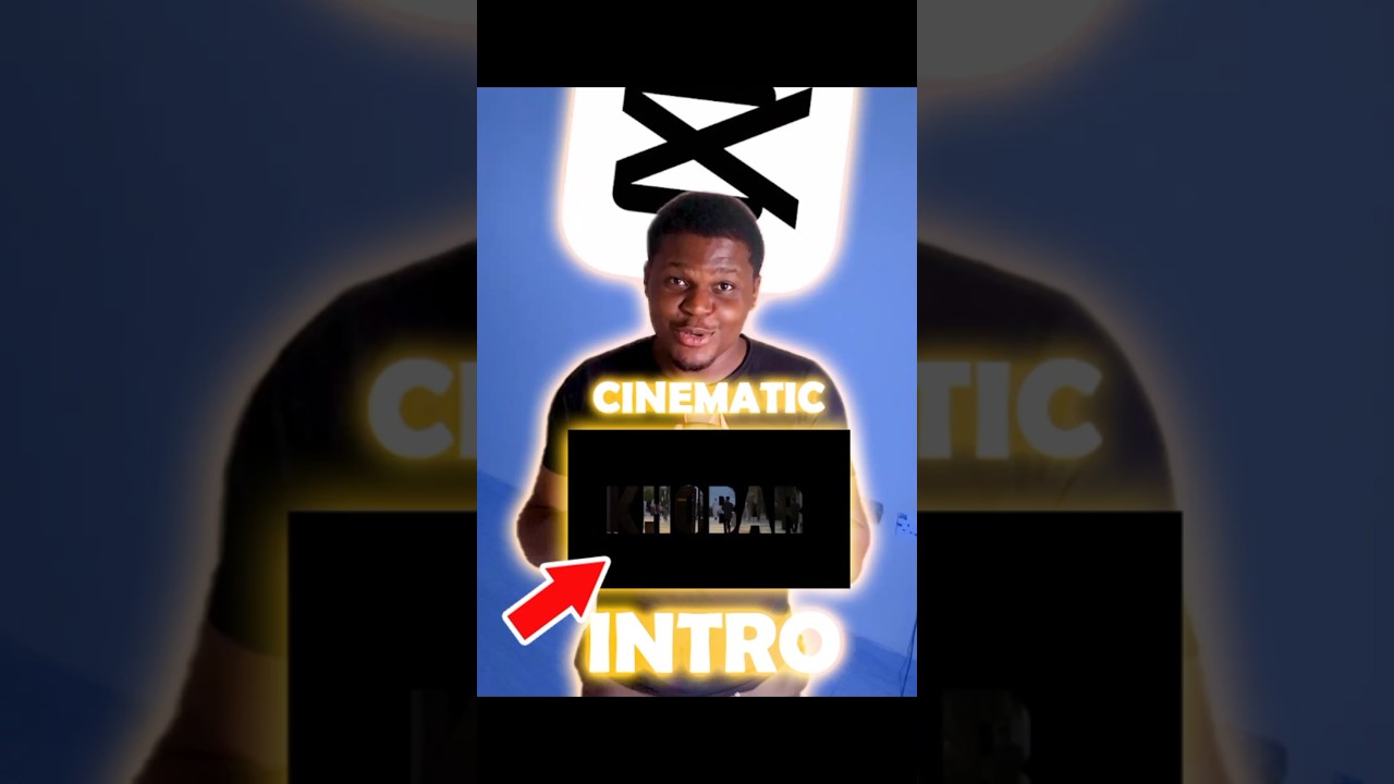 cinematic intro using capcut #capcut #capcutedit #capcuttutorial #shorts