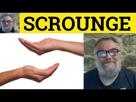 🔵 Scrounge Meaning - Scrounger Examples - Scrounge Defined - Scrounger - English Vocabulary