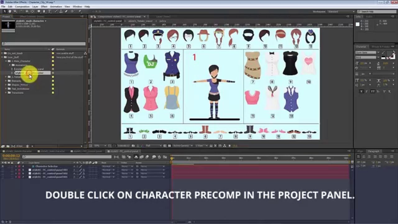 Character City v4 tutorial