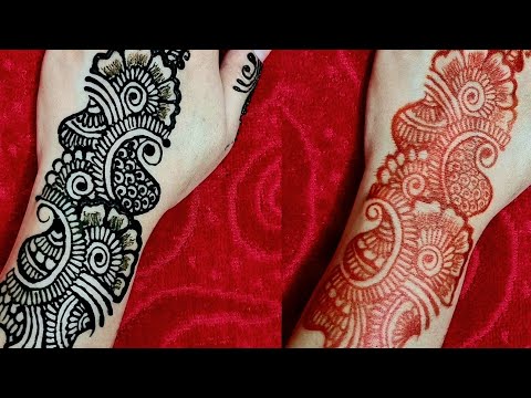 Mehndi designs simple | left hand back side mehndi design | mehndi designs arabic style