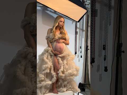 She looked like an ANGEL at her maternity photoshoot 🥹❤️ #kayandtayofficial #couples #pregnant