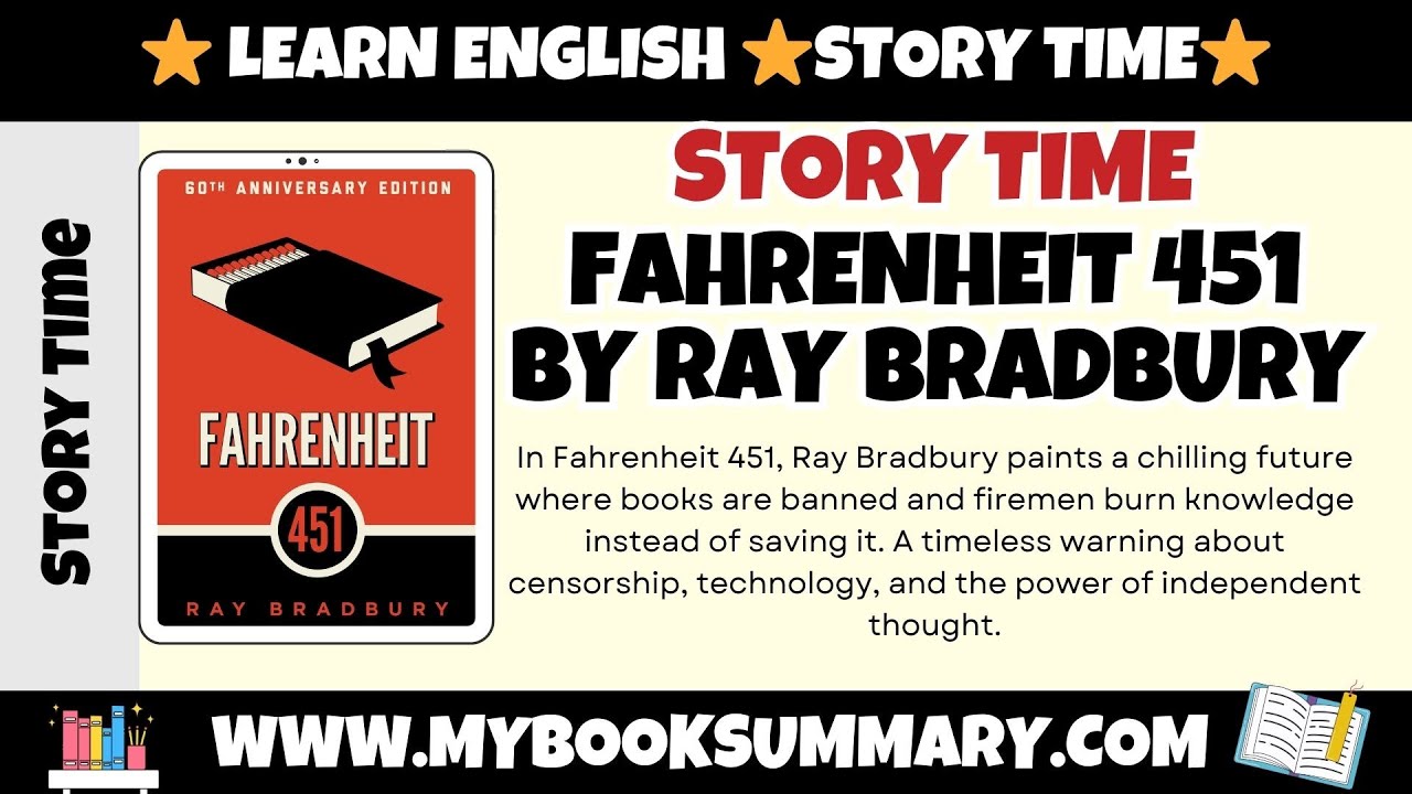Story⭐  Fahrenheit 451 by Ray Bradbury ⭐ @Mybooksandstorytime​