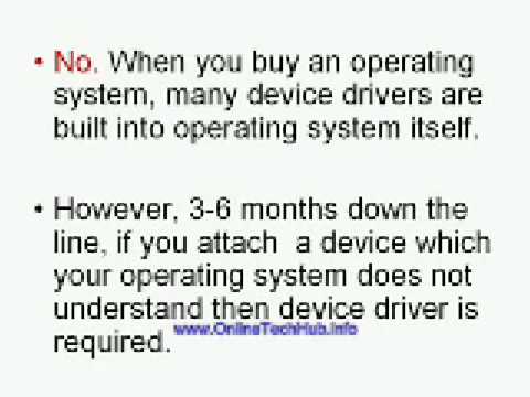 What Are Device Drivers ?