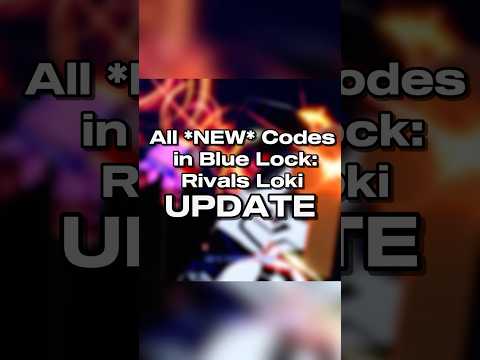 ALL *NEW* Blue Lock: Rivals Codes in the LOKI UPDATE💨⚽️ #roblox #bluelockrivals #bluelock #code