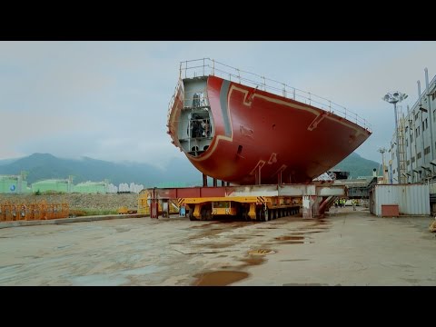 How a 100-Ton Ship Moves Around the Shipyard