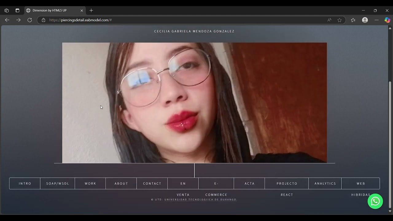 Dimension by HTML5 UP