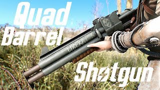 Fallout 4 Quad-barrel shotgun showcase at Fallout 4 Nexus - Mods and ...