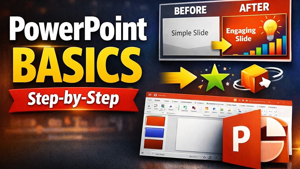 Learn PowerPoint from Scratch | Animations, Transitions & Design 