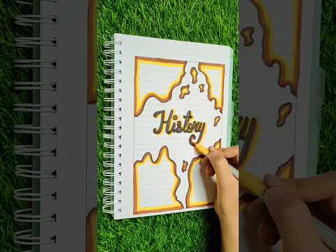 History Front Page Design For School Project & Assignment #shorts #viral #history #frontpage
