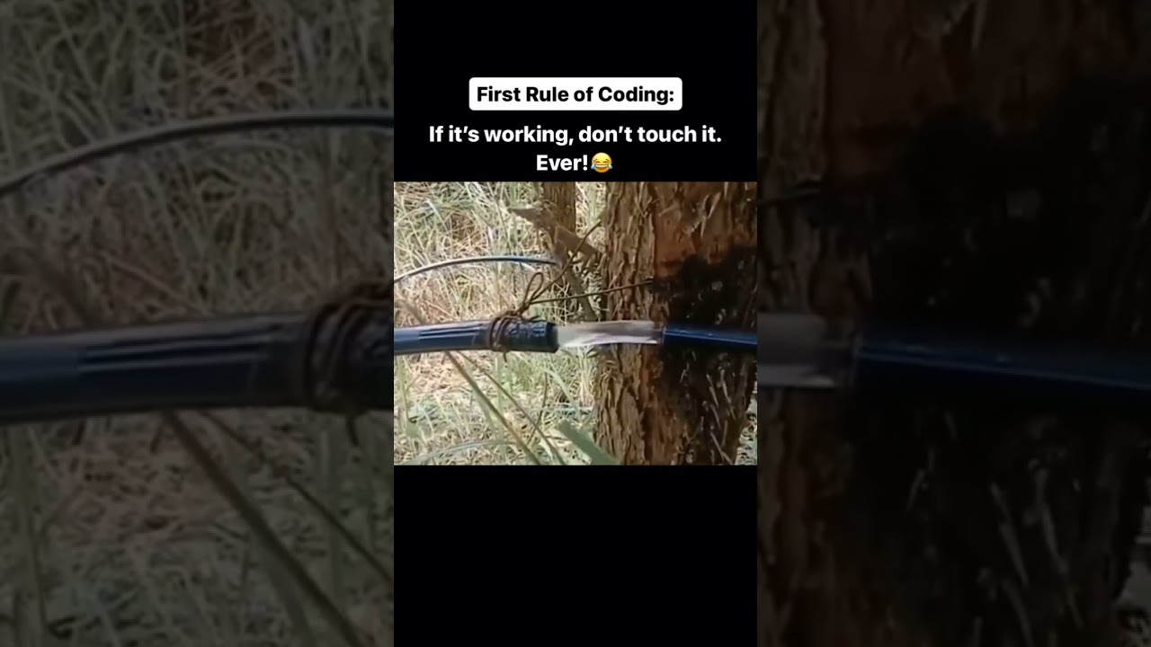 First rule of coding #coding #memes