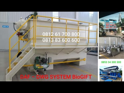 sludge dewatering screw press, dissolved air flotation ( DAF ) , wwtp, ipal, ipa, biogift daf, dwg