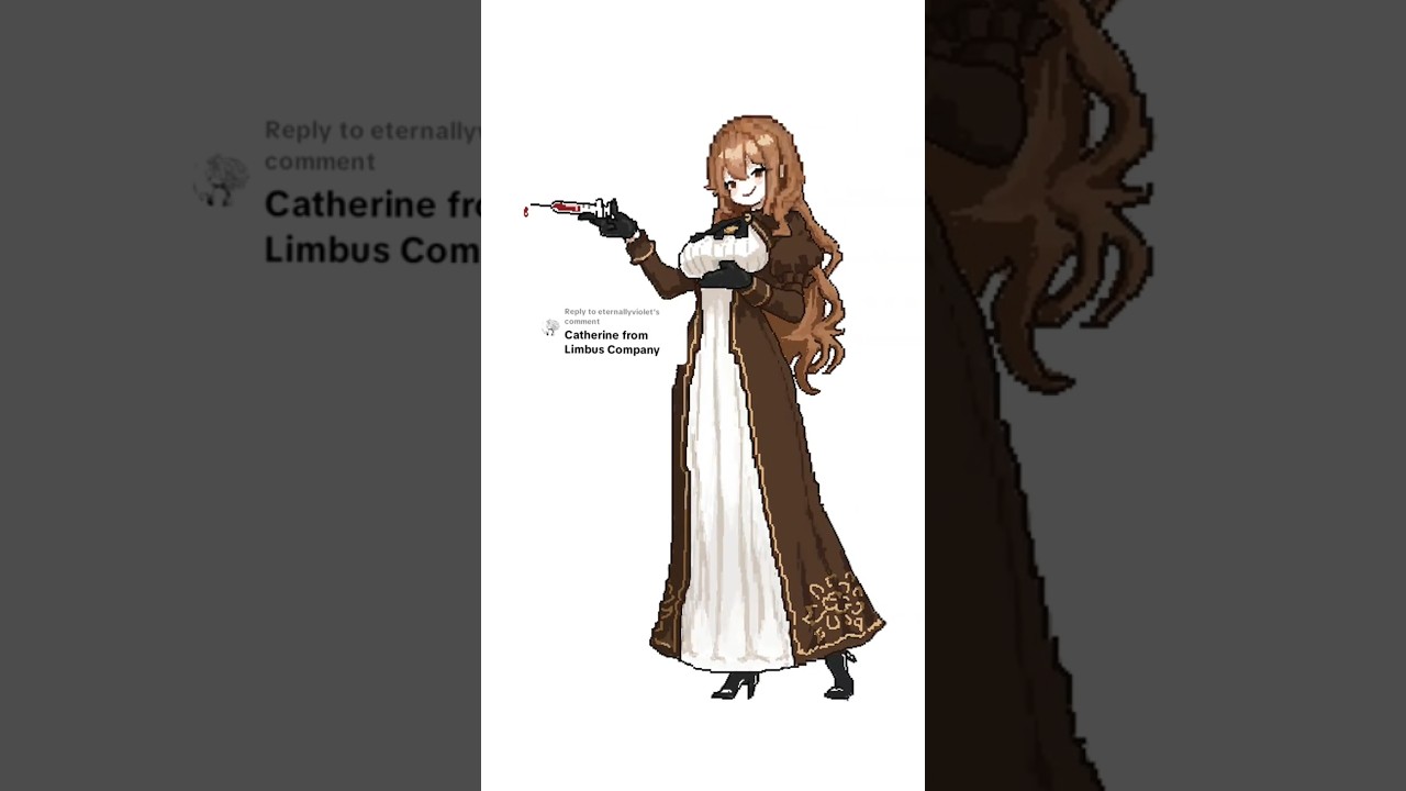 Catherine Limbus Company Pixel Art Drawing #speedpaint #pixelart #digitalart #limbuscompany