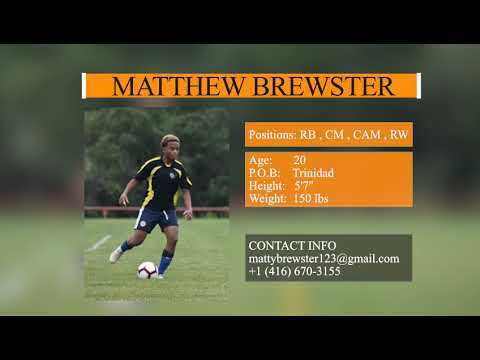 Matthew Brewster 2020 Highlights