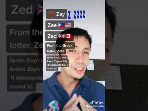 Zee or Zed (Not Zay)