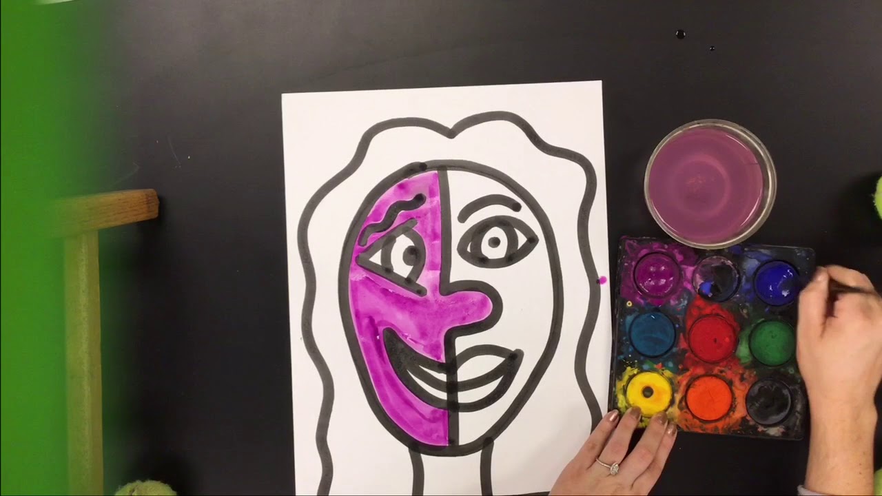 1st Grade Picasso Portraits