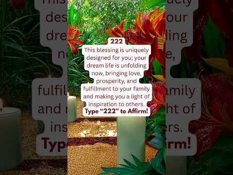 Angel Number 222 means God is sending you peace and abundance #affirmation