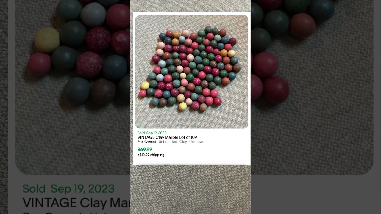 I’ve Lost My Marbles! EBay is to Blame!