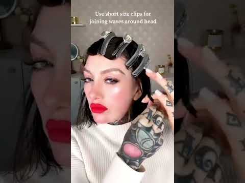 The 1920s Waver Clips, help you get the elegant retro hairstyle, do you want to try it? #nadula hair