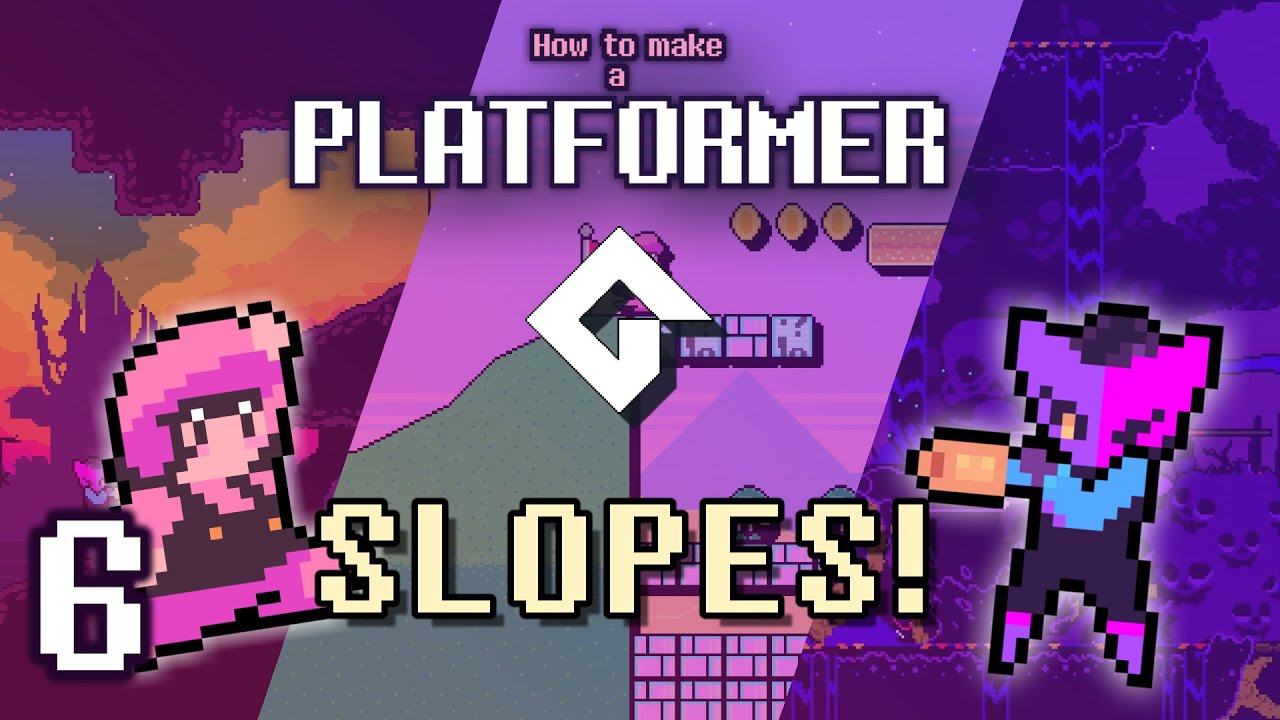 Gamemaker Slopes Tutorial! (Platformer Part 6)