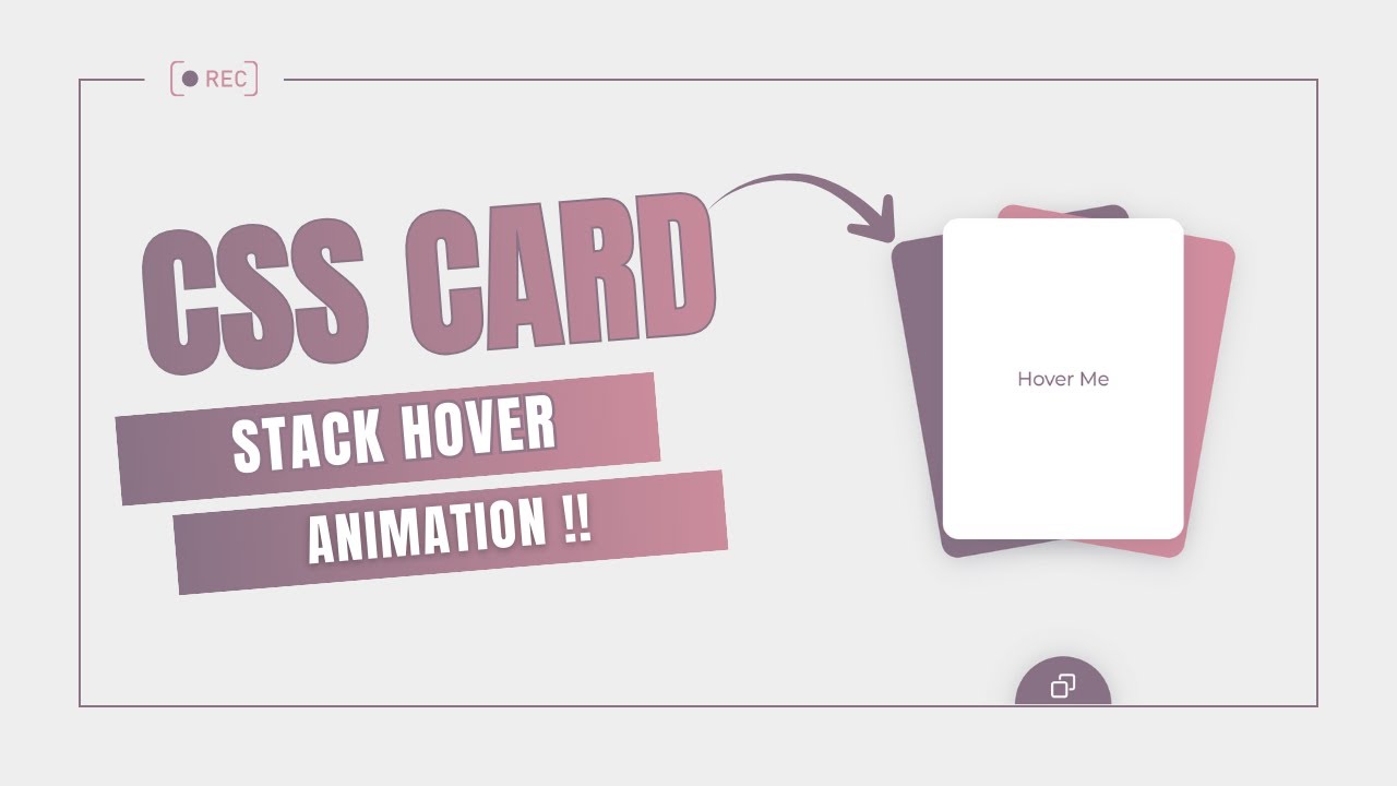 Interactive Card Stack Hover Animation | HTML CSS & JavaScript