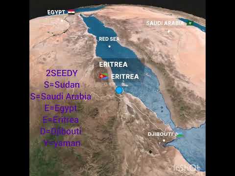 (trick-2SEEDY) Red sea border countries#map#geographythroughmaps#upsc