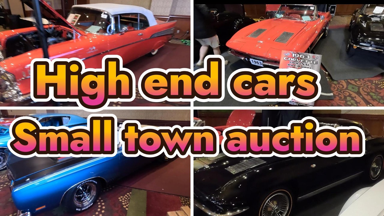 Big Fish in a small pond - High end cars at Branson Auction #classiccars #automobile #collectorcars