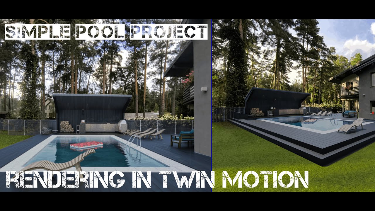 Pool Project Rendering – Twinmotion Timelapse & Guide