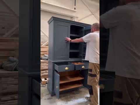 Unique Bespoke larder cupboard 6 door Oxford larder #larder #furniture