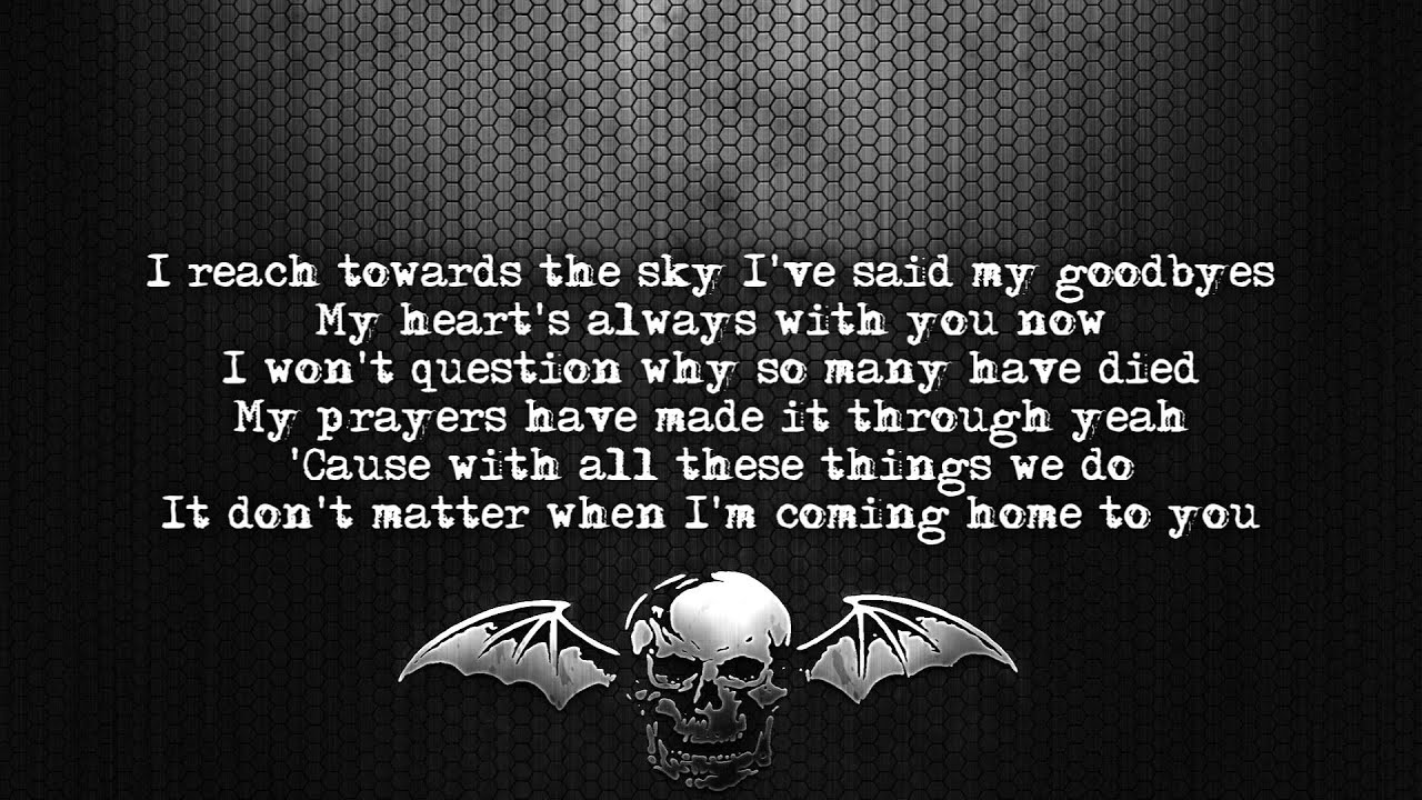 Avenged Sevenfold - Gunslinger [Lyrics on screen] [Full HD]