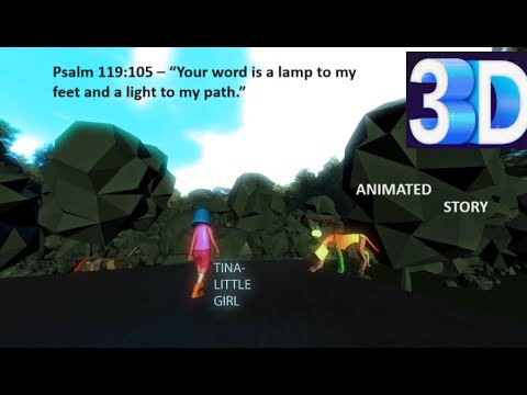 Bible animated story for kids-Psalm 119:105 – Your word is a lamp to my feet and a light to my path.