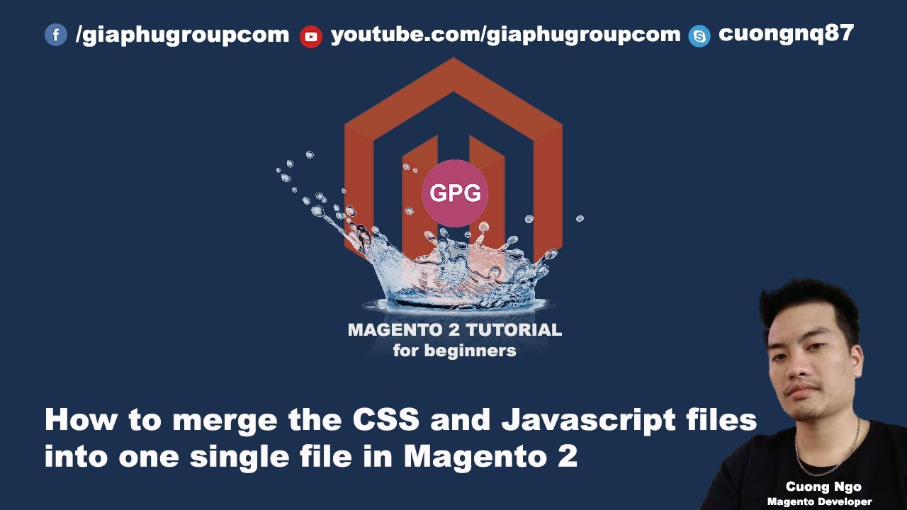 How to merge the CSS and Javascript files into one single file in Magento 2