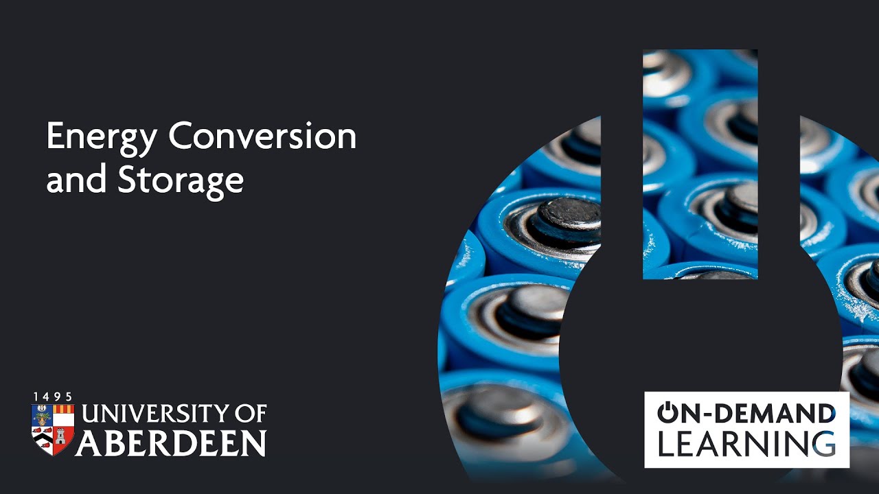 Energy Conversion and Storage - Online short course