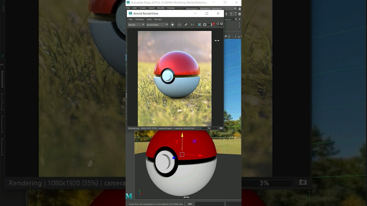How to get Realistic 3D Render in Arnold Render #arnoldrenderer #autodeskmaya #3d #3dsmax #cinema4d