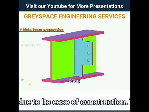 Understanding steel Beam Connection Techniques | Beam to Beam Connections | 3d