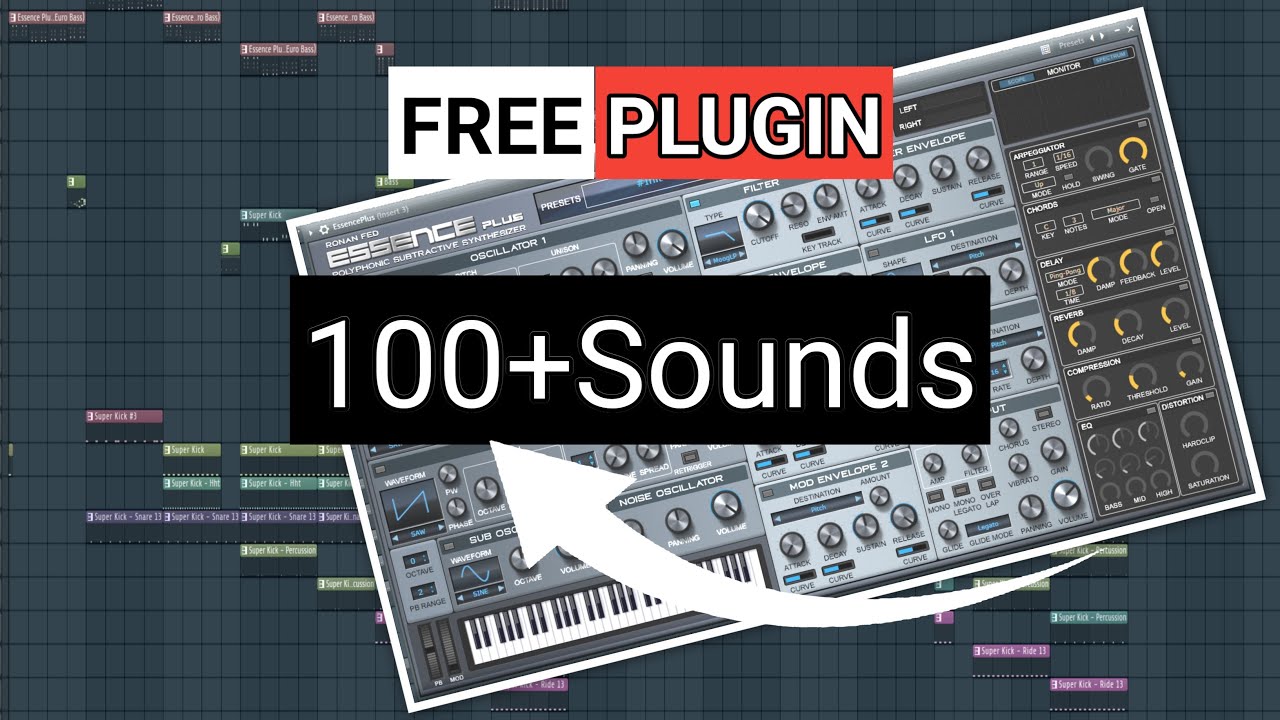 Essence Plus Free Synth Vst Plugin by Ronan Fed