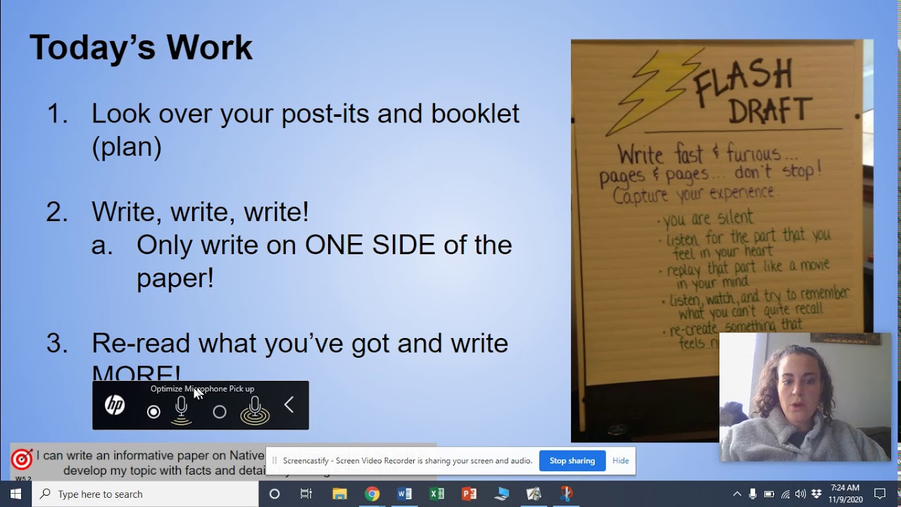 4 Writing a Flash Draft